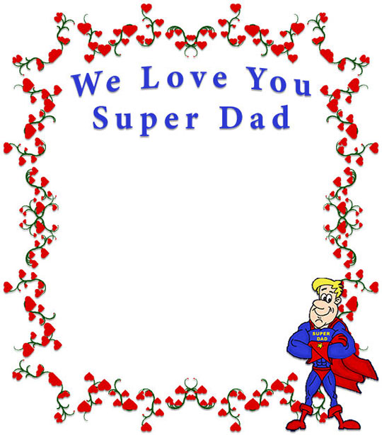 Free Father s Day Border Graphics Clipart Frames Free Father s Day Border Graphics Clipart Frames